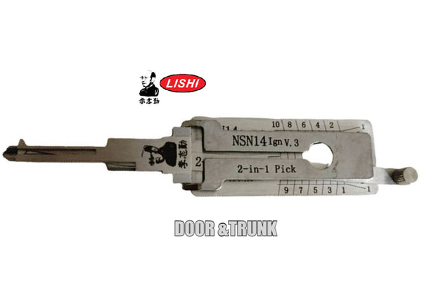 ORIGINAL LISHI - NSN14 Nissan Infiniti / 10-Cut / 2-In-1 Pick & Decode ...