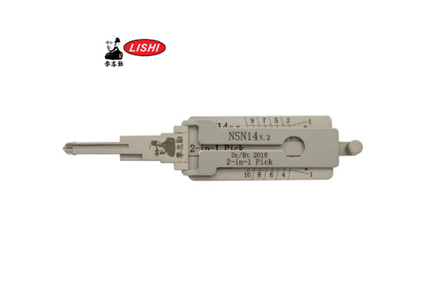 ORIGINAL LISHI - NSN14 Nissan Ford Subaru / 2-In-1 Pick & Decoder / DR ...