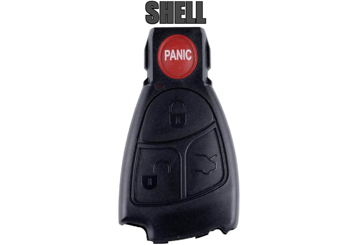 1998–2006 Mercedes-Benz Fobik Key Shell (4-Button) | IYZW169 | Canada ...