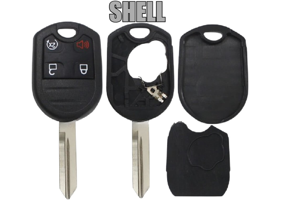 2000–2020 Ford H75 4-Button Remote Head Key Shell | OUC6000022 | Ford ...