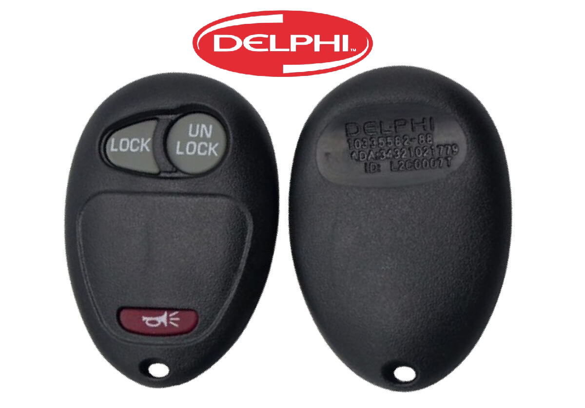 2001–2012 GM / Isuzu Delphi Keyless Entry Remote | L2C0007T | 10335583 ...