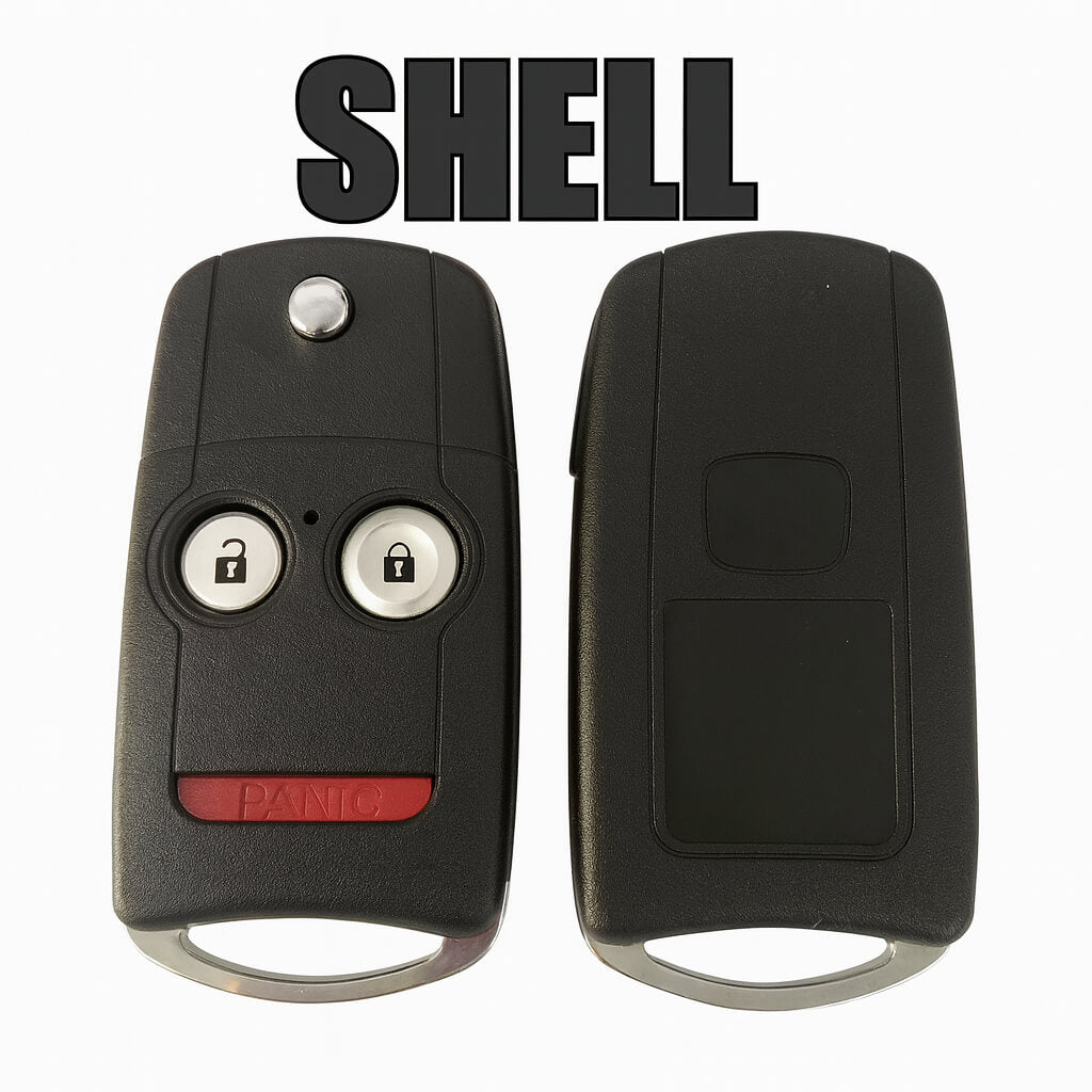 2007–2013 Acura MDX & RDX 3-Button Flip Remote Shell (No Board) | FKS ...