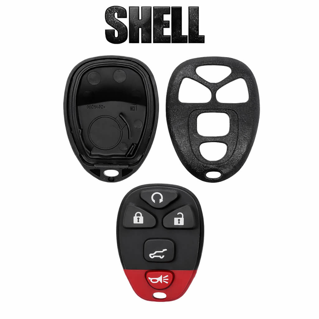 2007–2017 GM Keyless Entry Remote Shell – OUC60270 – 5-Button – Remote ...