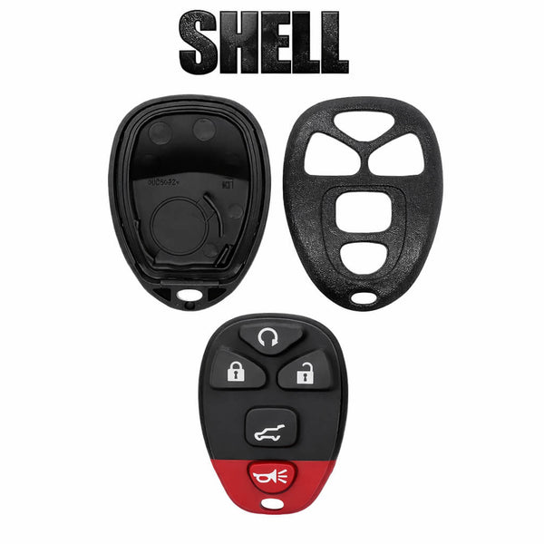 2007–2017 GM Keyless Entry Remote Shell – OUC60270 – 5-Button – Remote ...
