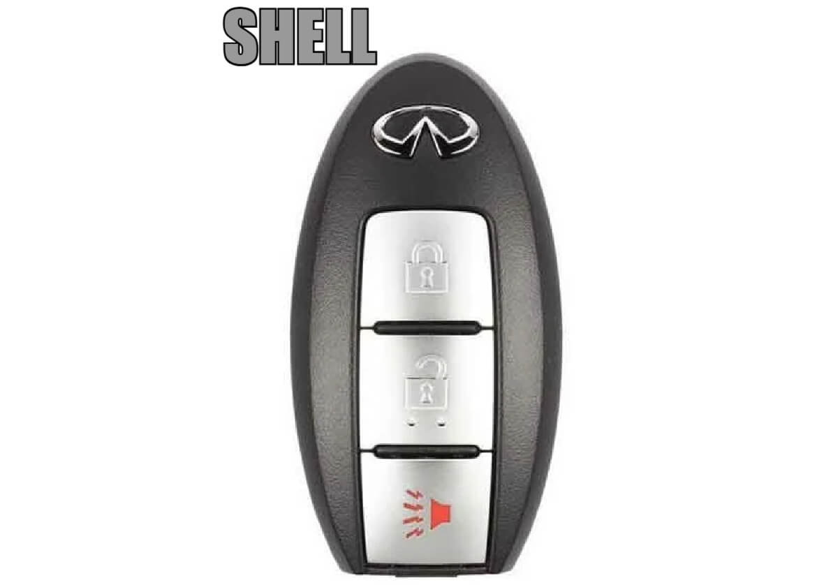 2008–2020 Nissan & Infiniti Smart Key Shell 3-Button KR55WK49622 ...