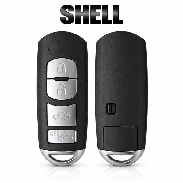 2009–2019 Mazda Smart Key Shell | 4-Button | WAZSKE13D01 | Canada ...
