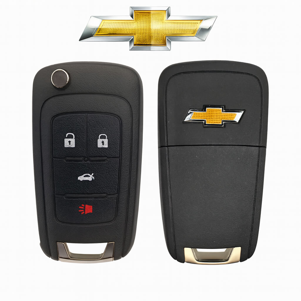 2010–2019 Chevrolet 4-Button Flip Key – OHT01060512 / PN 13504200 – OEM ...