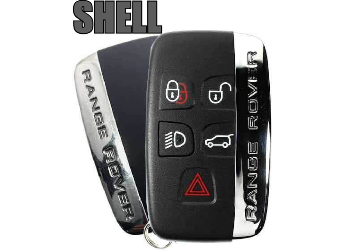 2011–2019 Jaguar Land Rover Smart Key Shell | 5-Button | KOBJTF10A ...