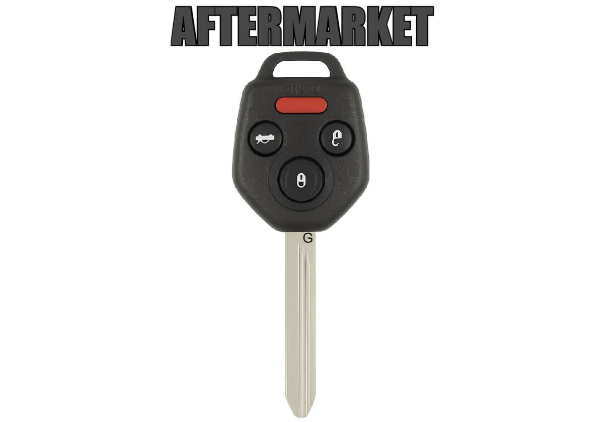 2012–2019 Subaru Remote Head Key B110 – 4-Button 80-Bit G-Chip ...