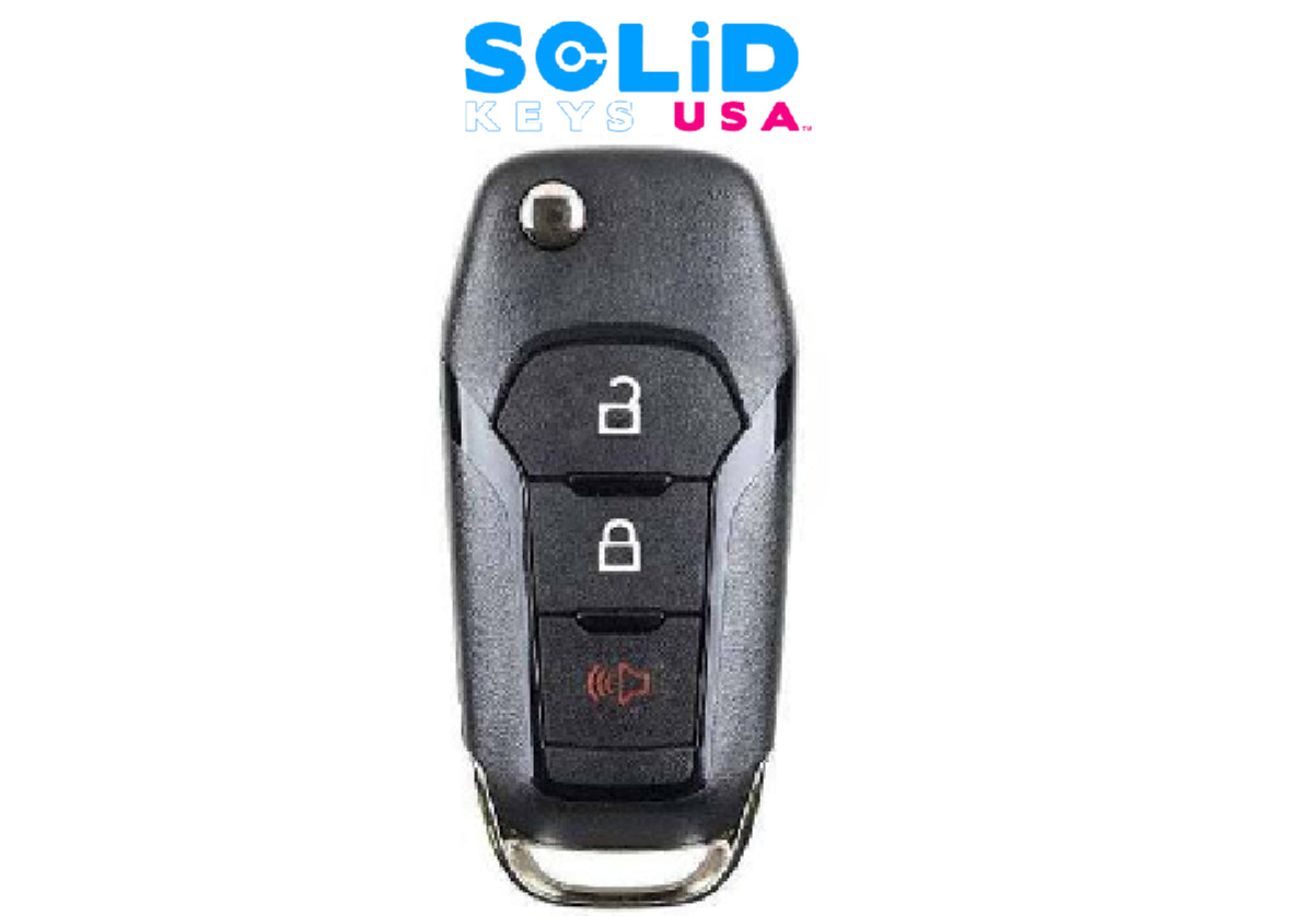 2013–2021 Ford OEM Replacement Flip Key – 3-Button HU101 – Solid Keys ...