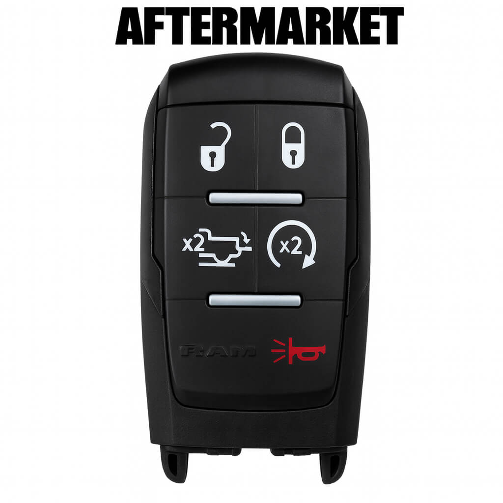 2019–2024 Ram 2500–5500 5-Button Smart Key GQ4-76T | Aftermarket ...