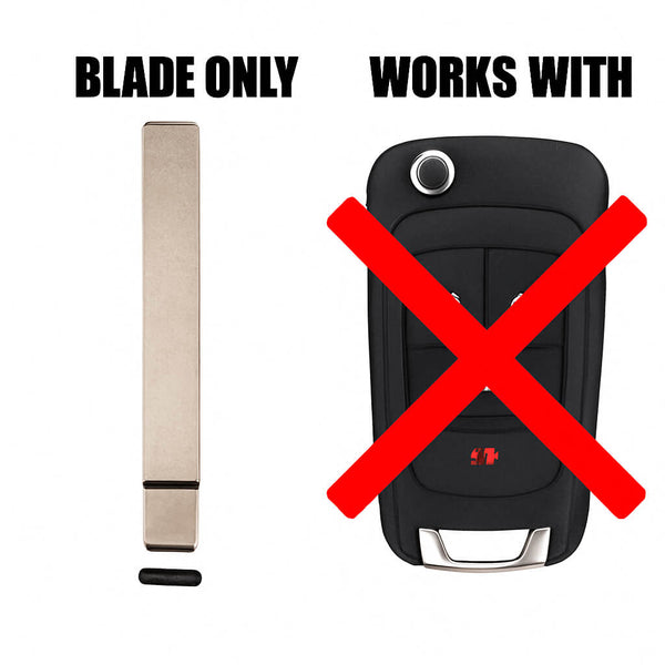 2010–2022 OEM Strattec HU100 Flip Key Blades – 5915037 (5-Pack ...