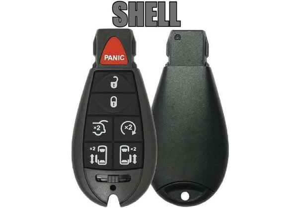 2008–2019 Chrysler Dodge Jeep VW Fobik Key Shell for IYZ-C01C – 7 ...