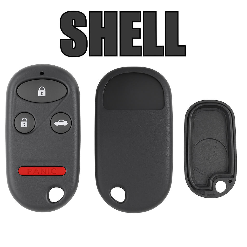 Honda Keyless Remote Shell 4 Button (1997–2008) | OUCG8D-344H-A ...