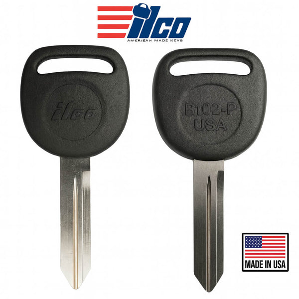 1999-2010 Ilco B102-P P1113 GM Key – Plastic Head Mechanical Key | CTK ...