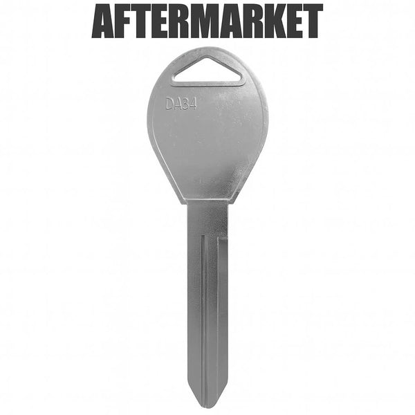 Nissan DA34 / X237 Metal Key Blank – MTK-DA34 | CanadaTopKey – Canada ...