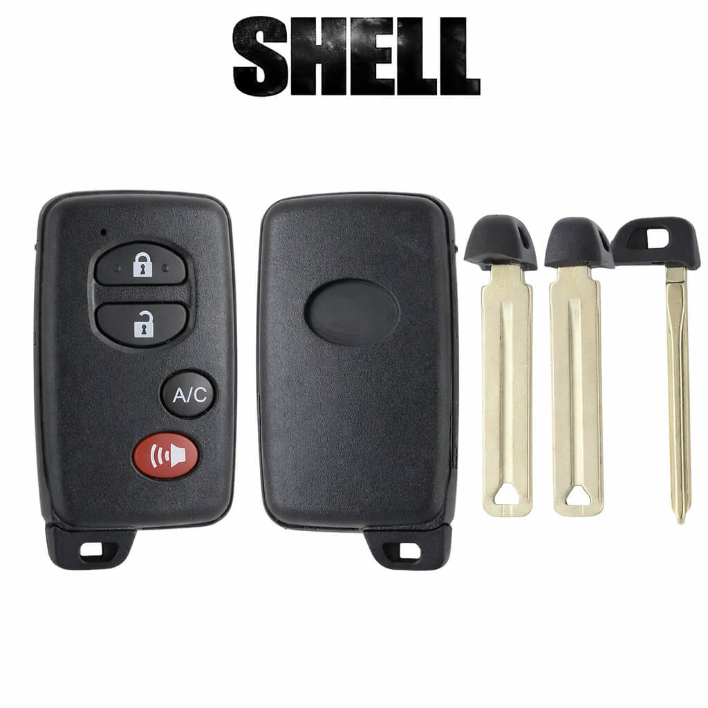 2009–2015 Toyota Smart Key Shell HYQ14AAB / HYQ14ACX | A/C Button ...