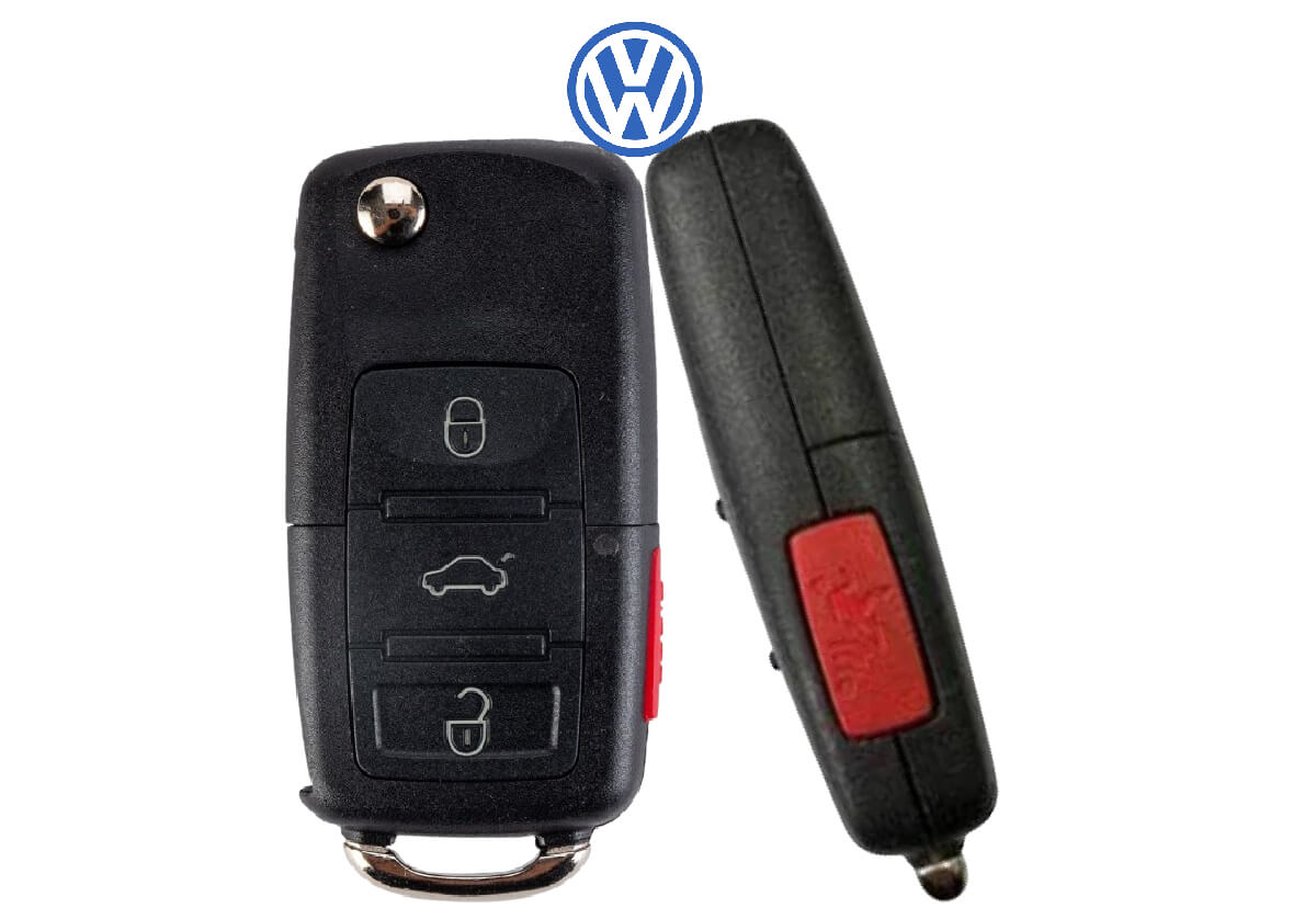 1999-2006 Volkswagen Flip Key OEM Refurbished – 4-Button Remote HLO 1J0 ...