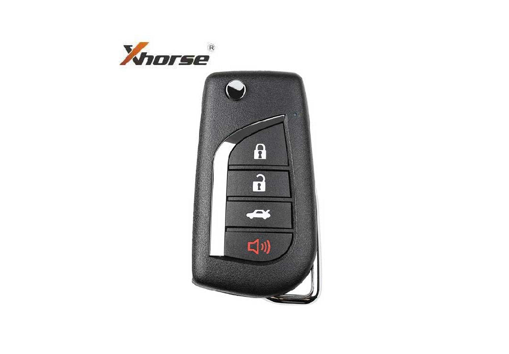 Xhorse Toyota Flip Remote Key | 4-Button Universal VVDI | Wired ...