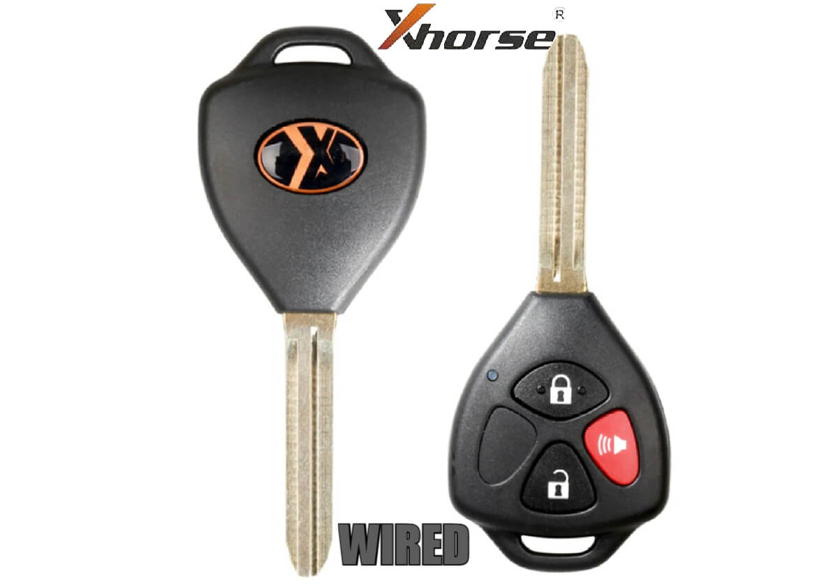 XHorse Toyota Style Wired Remote Head Key | TR47 | VVDI Compatible ...